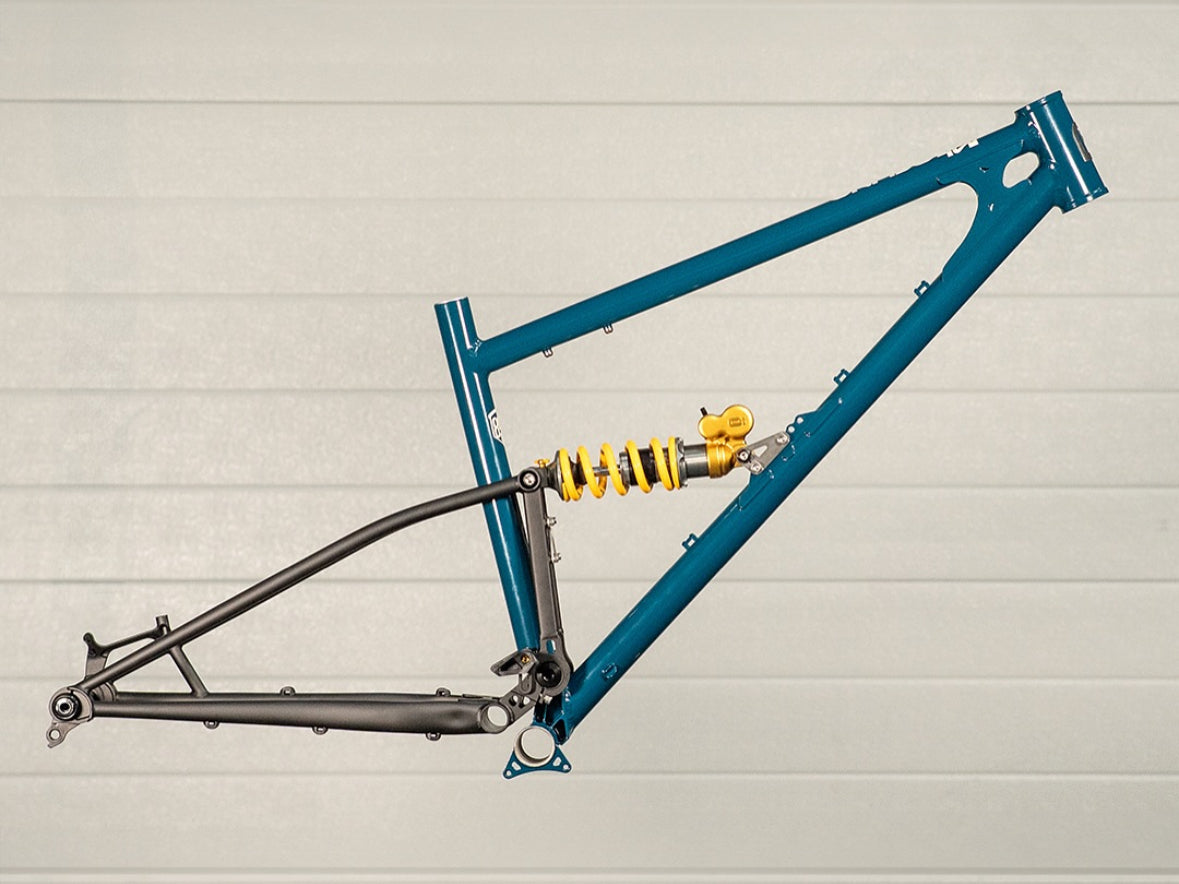 Starling Murmur Frame - Steel Is Teal – The Woods Cyclery