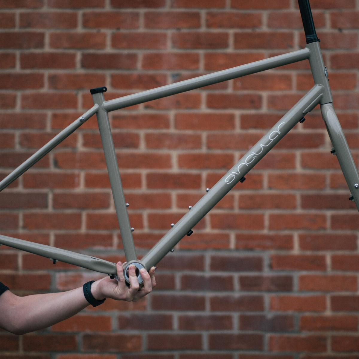 Singular Gryphon Mk3 Frameset - Khaki – The Woods Cyclery