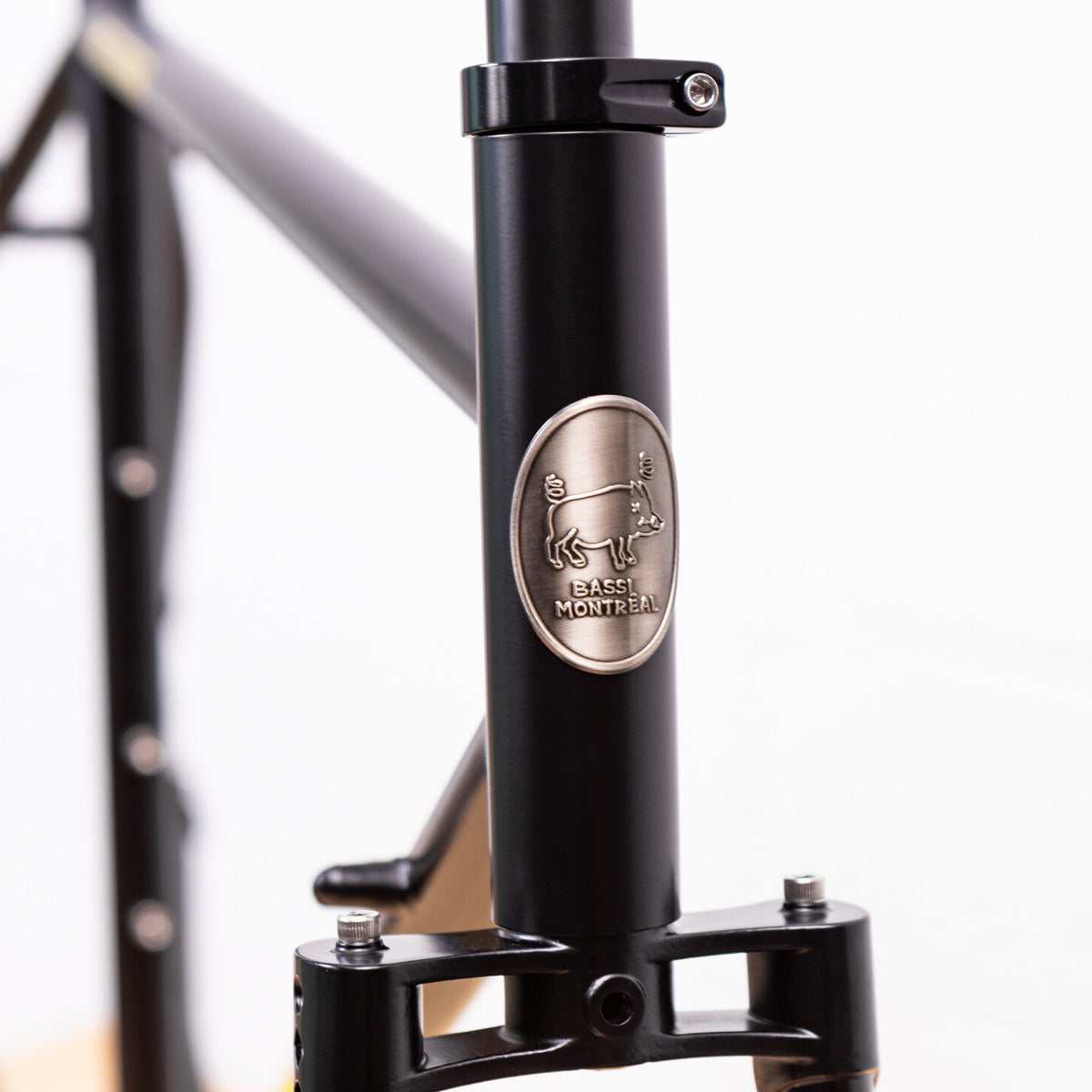 Bassi Hog's Back Frameset - Black – The Woods Cyclery