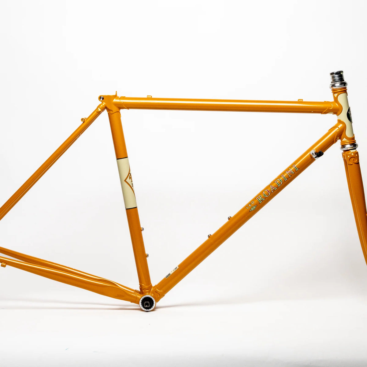 Rivendell Lugged Roadini Frameset - Dark Gold – The Woods Cyclery