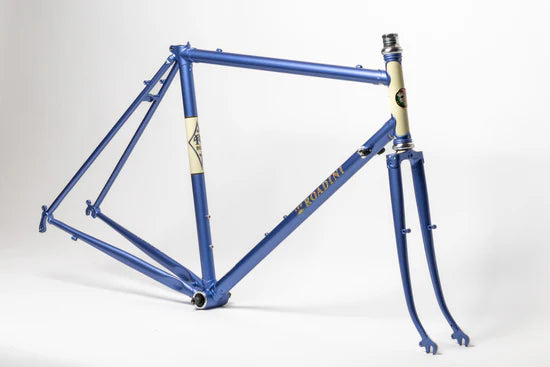 Rivendell Lugged Roadini Frameset - Periwinkle – The Woods Cyclery