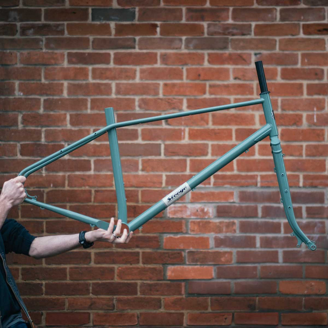 Stooge Scrambler 29+ Frameset - Sage – The Woods Cyclery