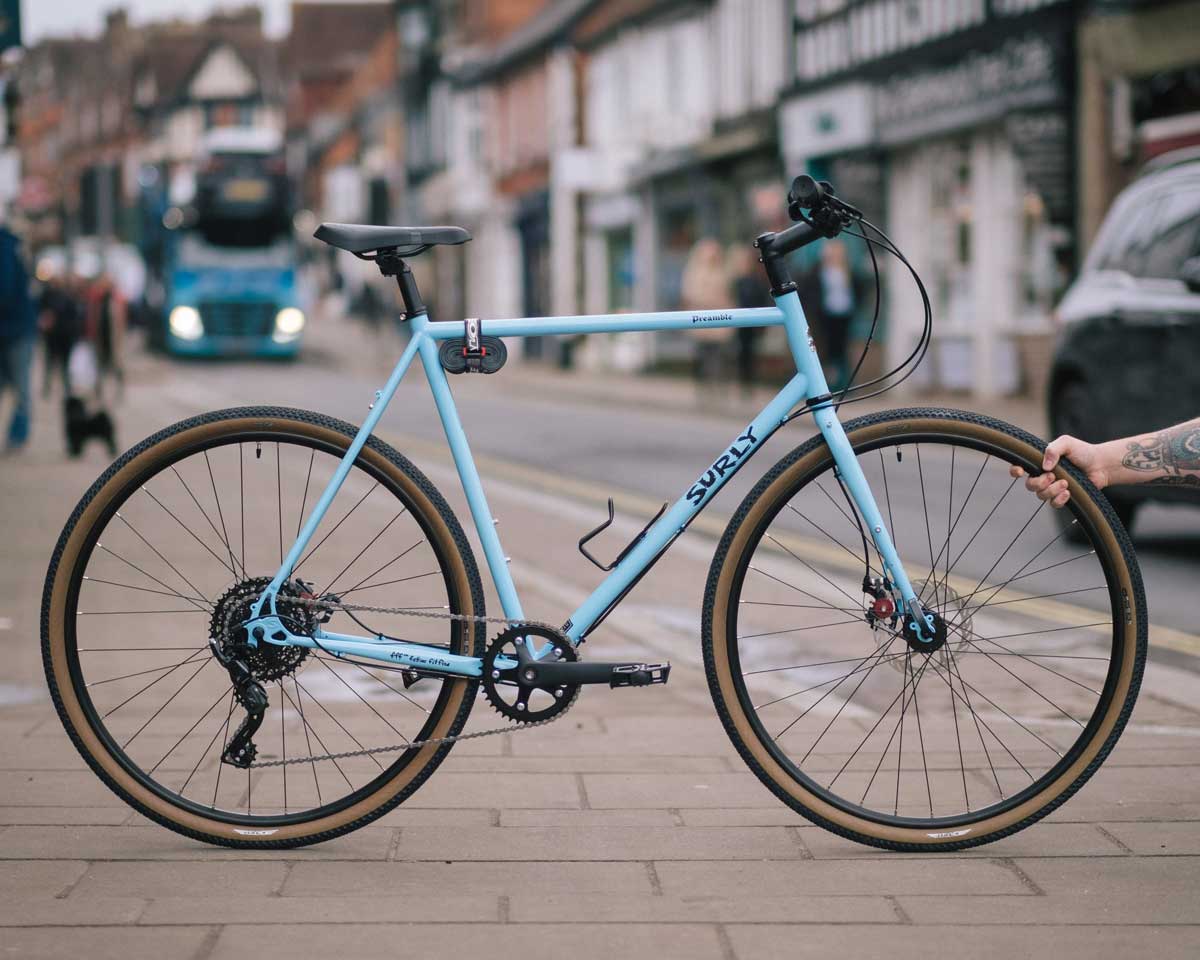 Surly Preamble (Flat Bar) - Skyrim Blue – The Woods Cyclery